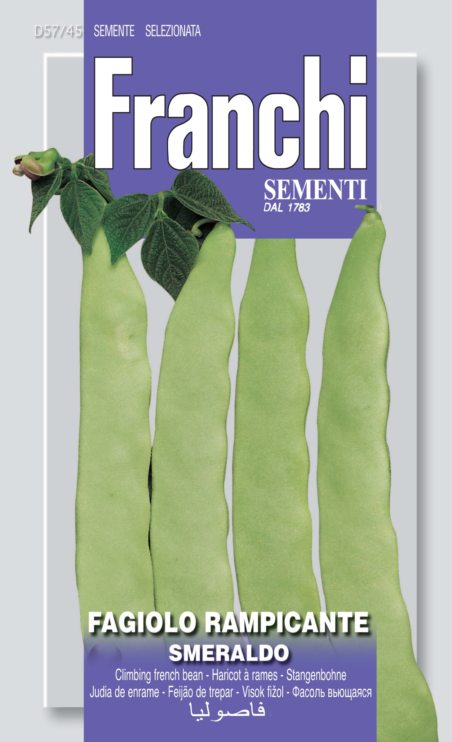 Climbing French- Fagiolo Rampicante Smeraldo (DBL 57-45) :: Italian ...